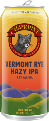 Vermont Rye Hazy IPA - Catamount Brewery